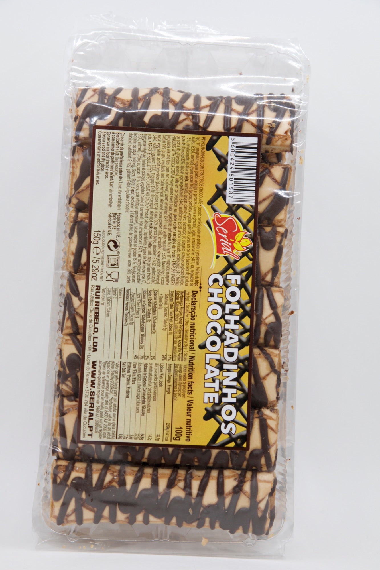 Serial Folhadinhos Chocolate