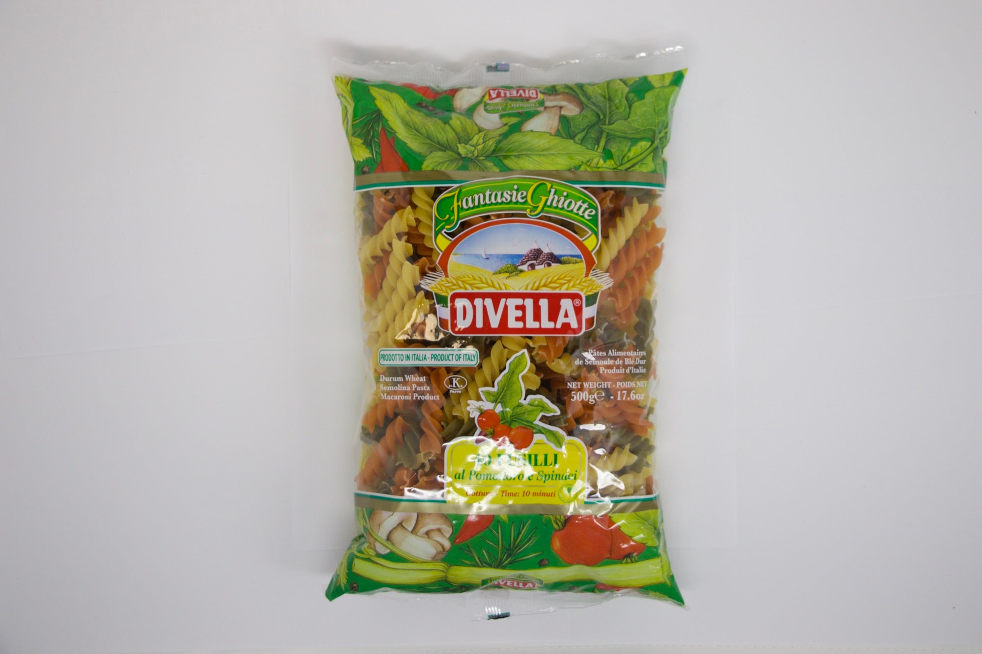 Divella Tri Color Fusilli 500g